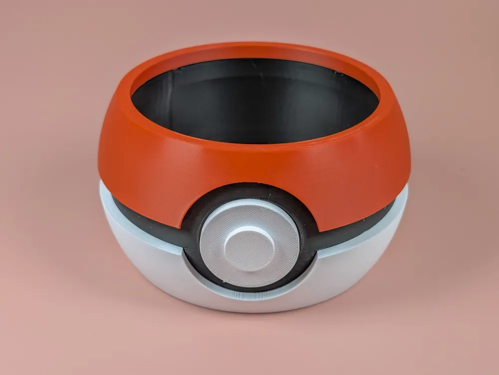 Large Pokeball bowl by phoenix3dmodels MakerWorld: Download Free 3D Models