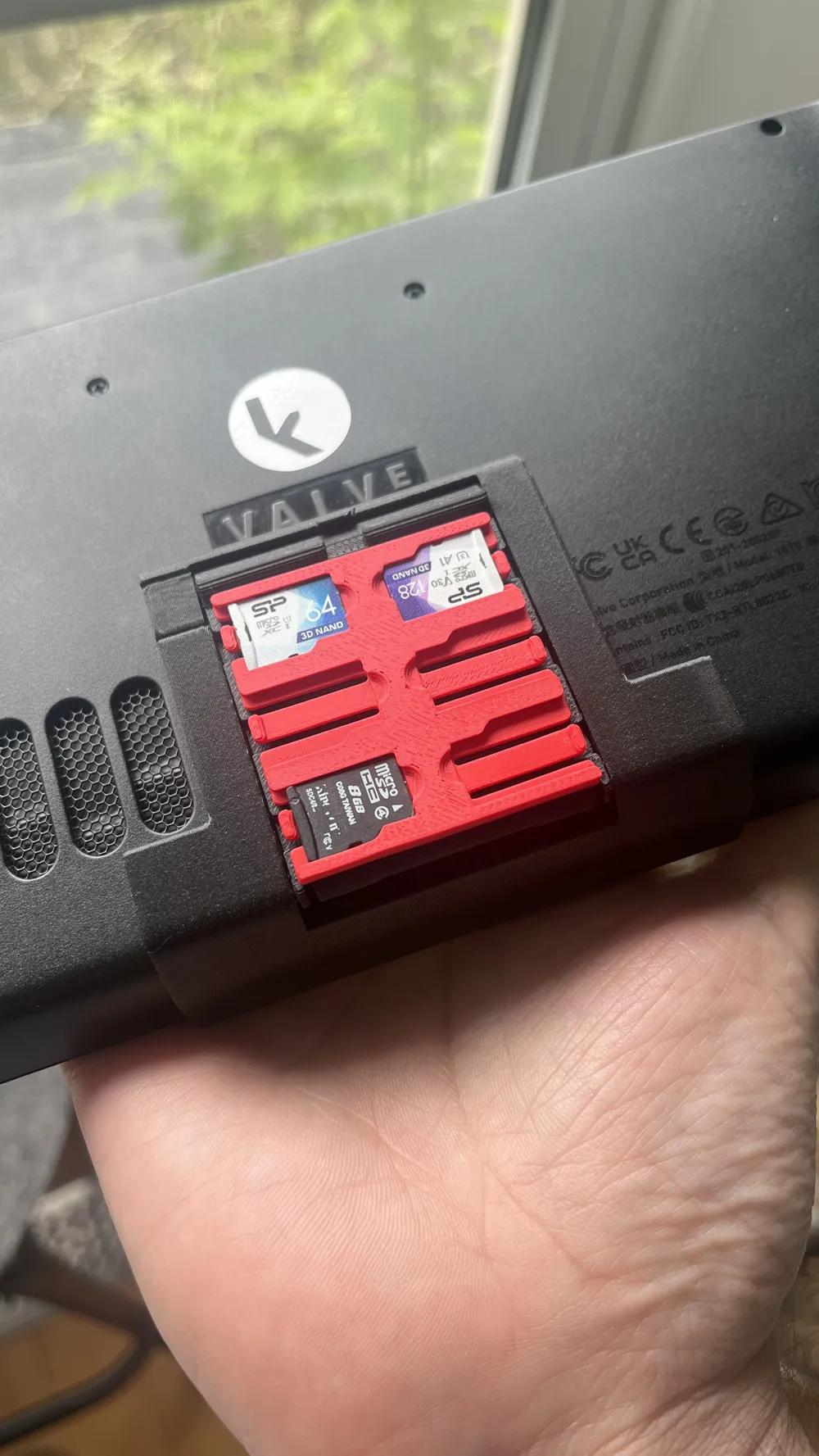 SteamDeck Support V01 w/ SD Card Slots by Kumodot MakerWorld: Download ...