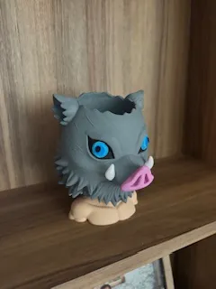 Demon Slayer - Inosuke planter pot single color by Tony_Zomby ...