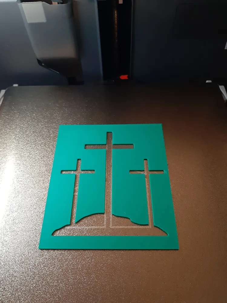 3 Crosses Stencil by Games and Songs - MakerWorld