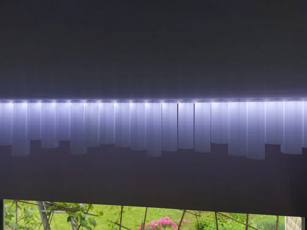 LED strip Hexagon ceiling lights by SundekiMakerWorld: Download Free 3D ...