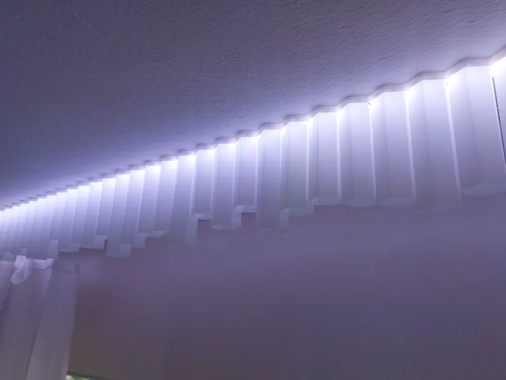 LED strip Hexagon ceiling lights by Sundeki - MakerWorld