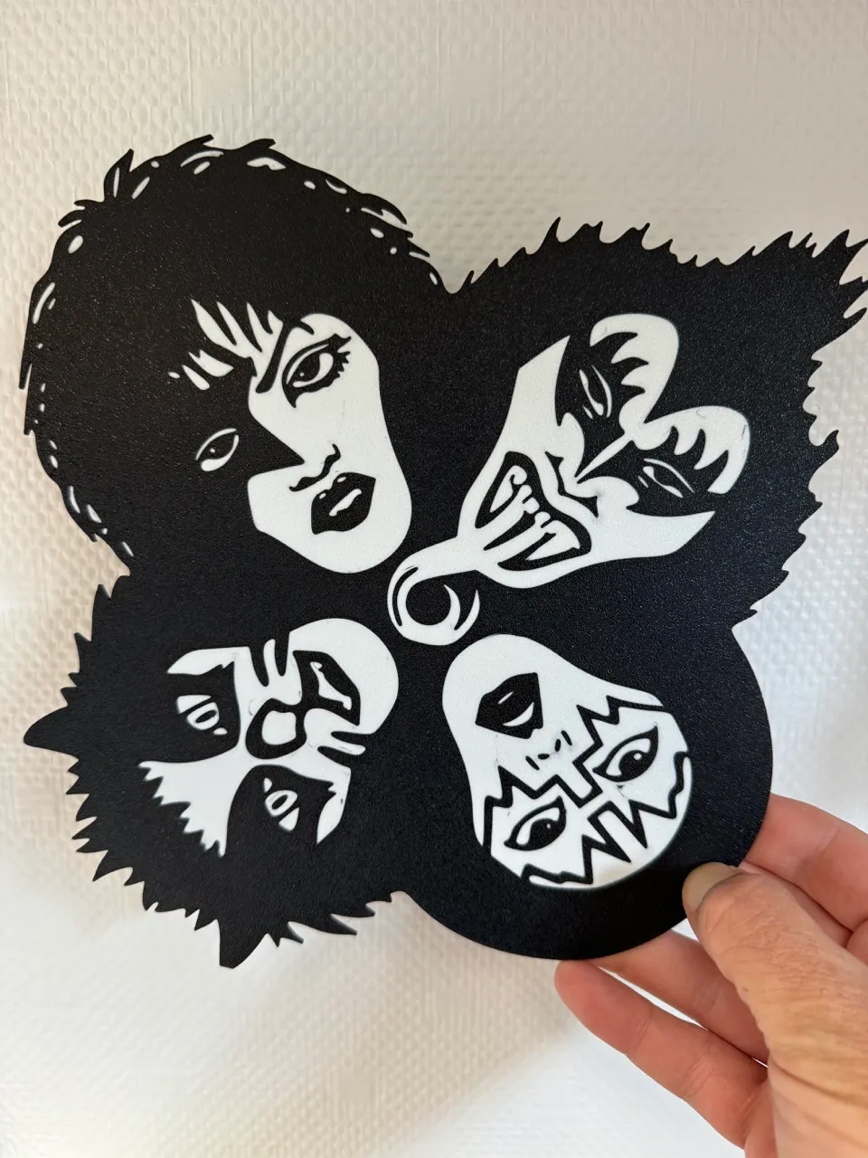 Kiss band wall deco by G3dFactory - MakerWorld