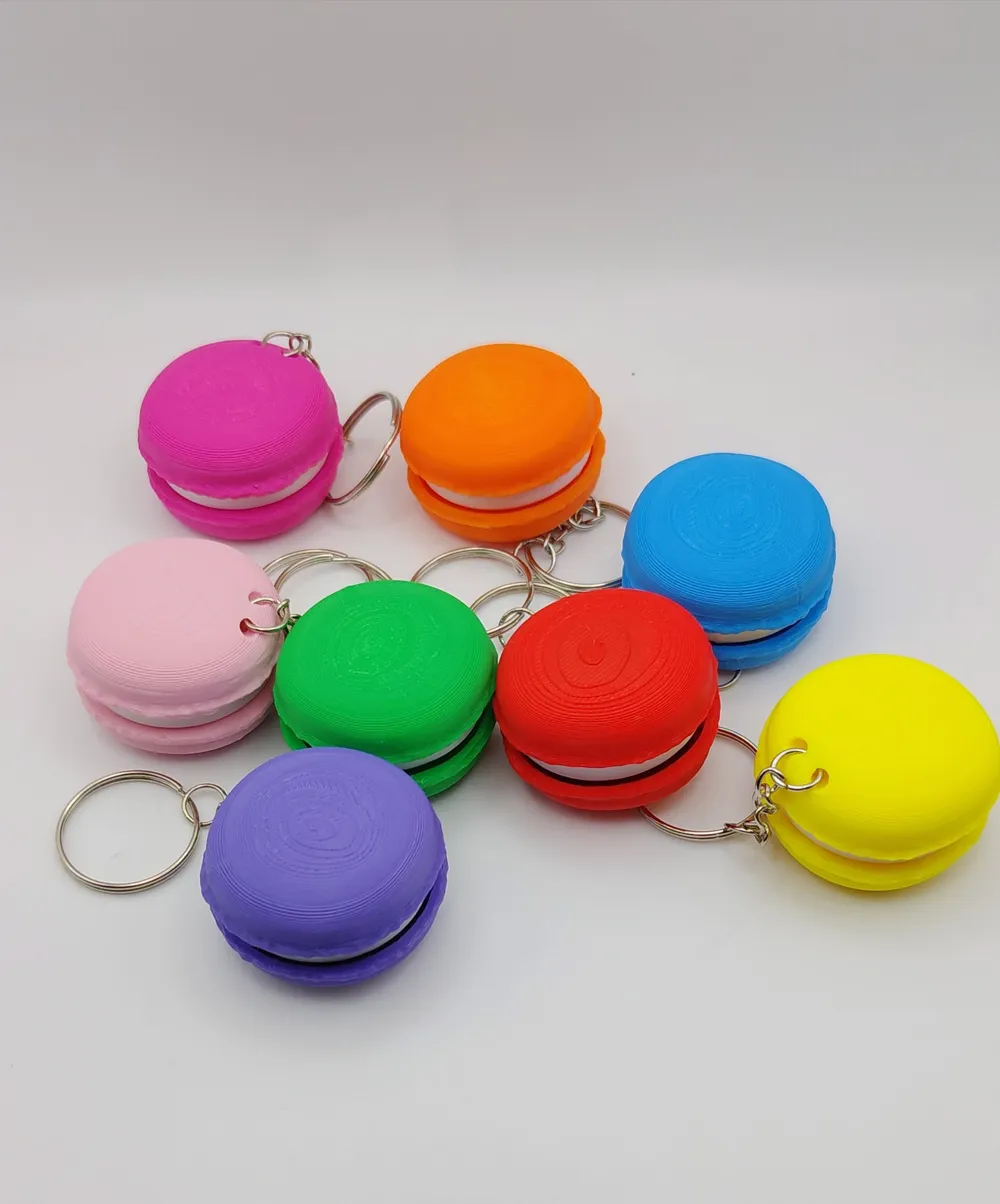 Clicky fidget macaron keychain by Hiki3D MakerWorld: Download Free 3D ...