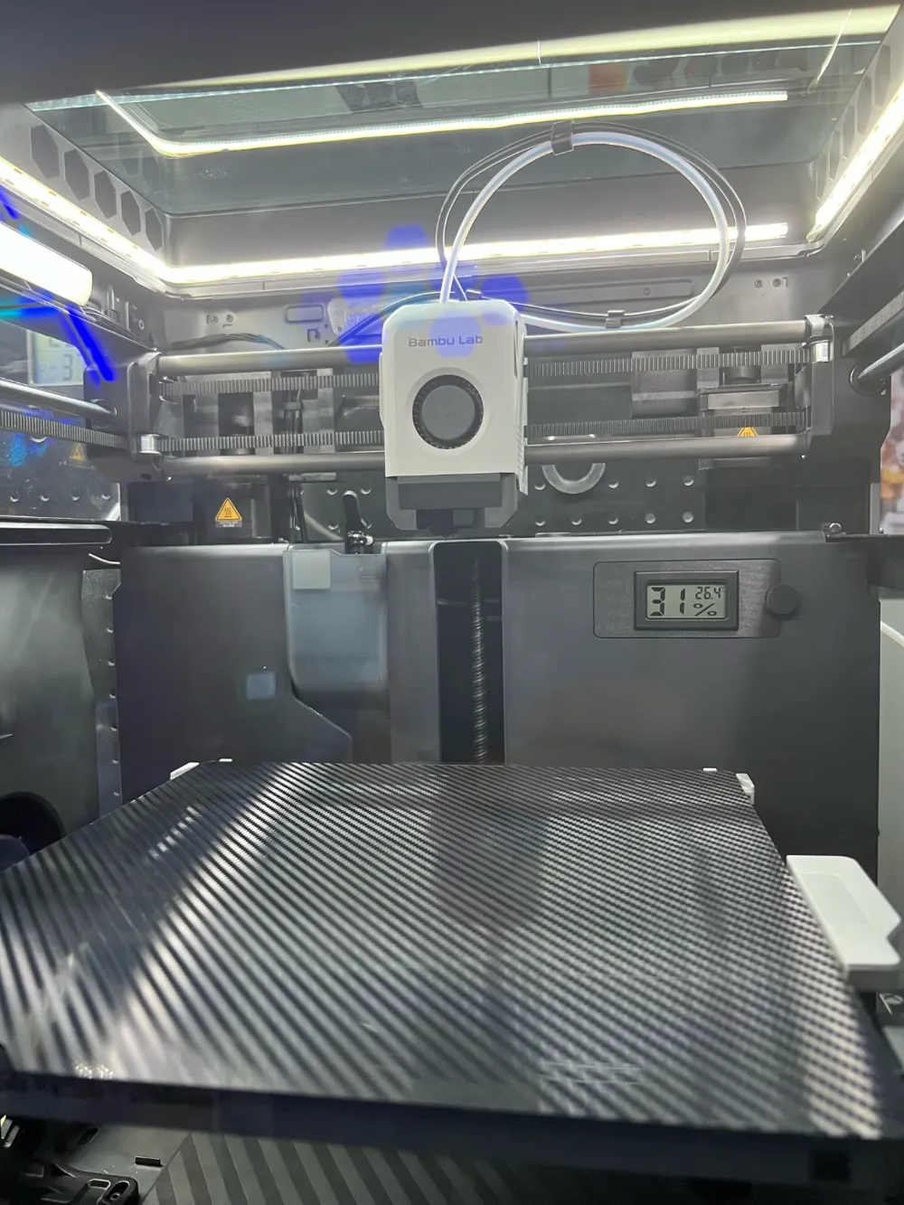 Bambu Lab P1P LED Hex Riser by Aesth3tix - MakerWorld