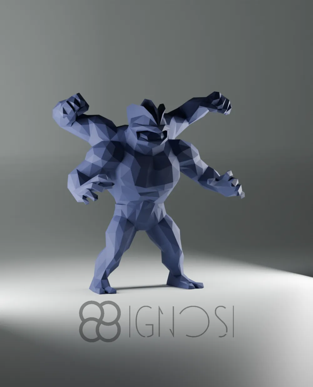(#68) Machamp Low Poly by Ignosi MakerWorld: Download Free 3D Models