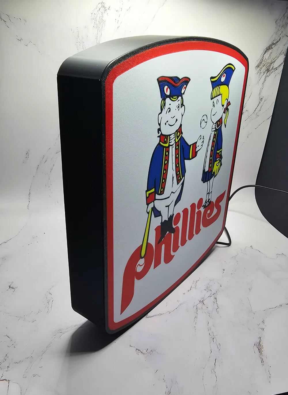 Phillies - 1970s Phil & Phillis LED light Box by Jakes3dPrintShop ...