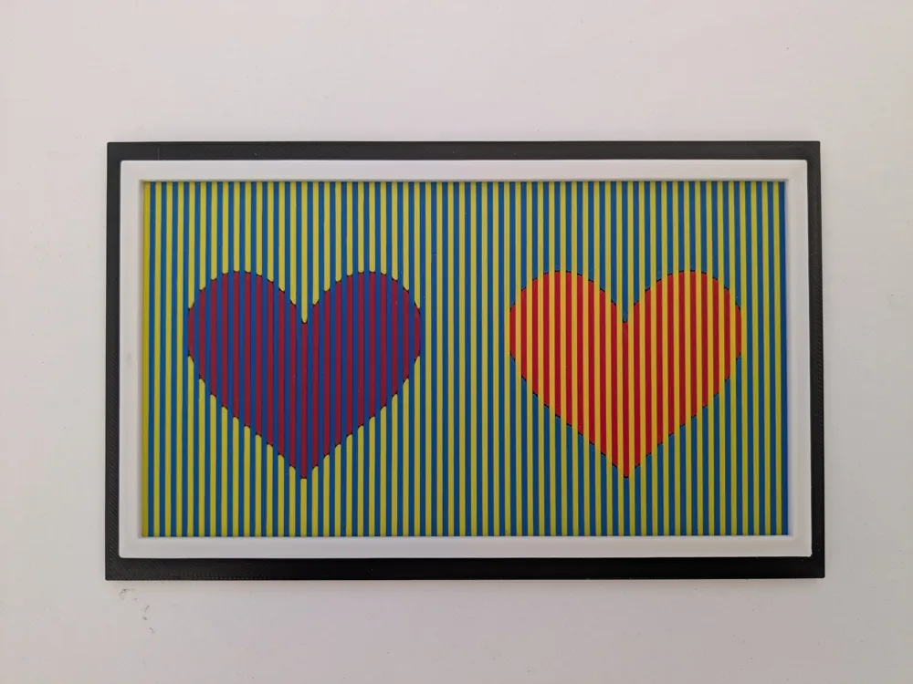 Munker Illusion - Hearts are the same colour by OnionBoy MakerWorld ...