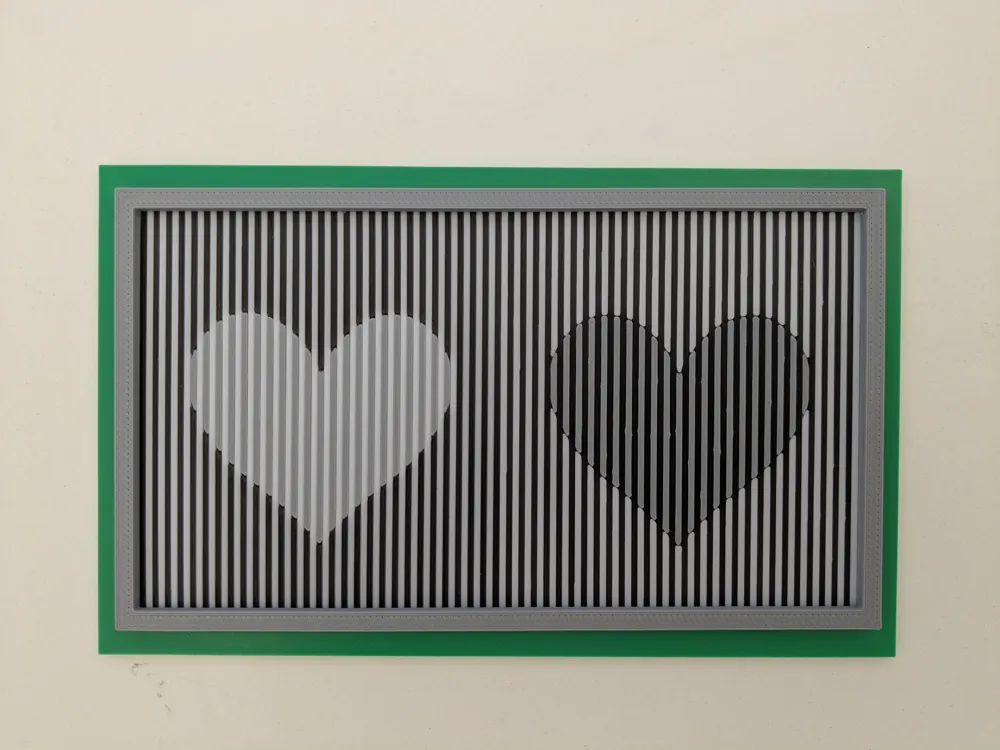 Munker Illusion - Hearts are the same colour by OnionBoy MakerWorld ...