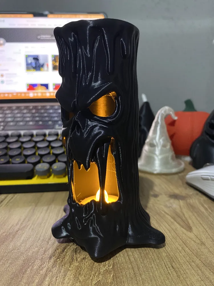 Halloween Melting Candle Ghost Tea Light - Free 3D Print Model - MakerWorld