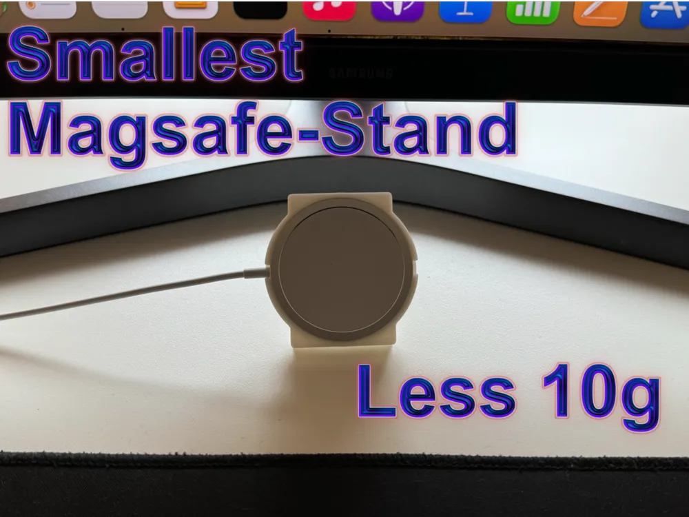Smallest Magsafe Stand (less 10g) - Free 3D Print Model - MakerWorld