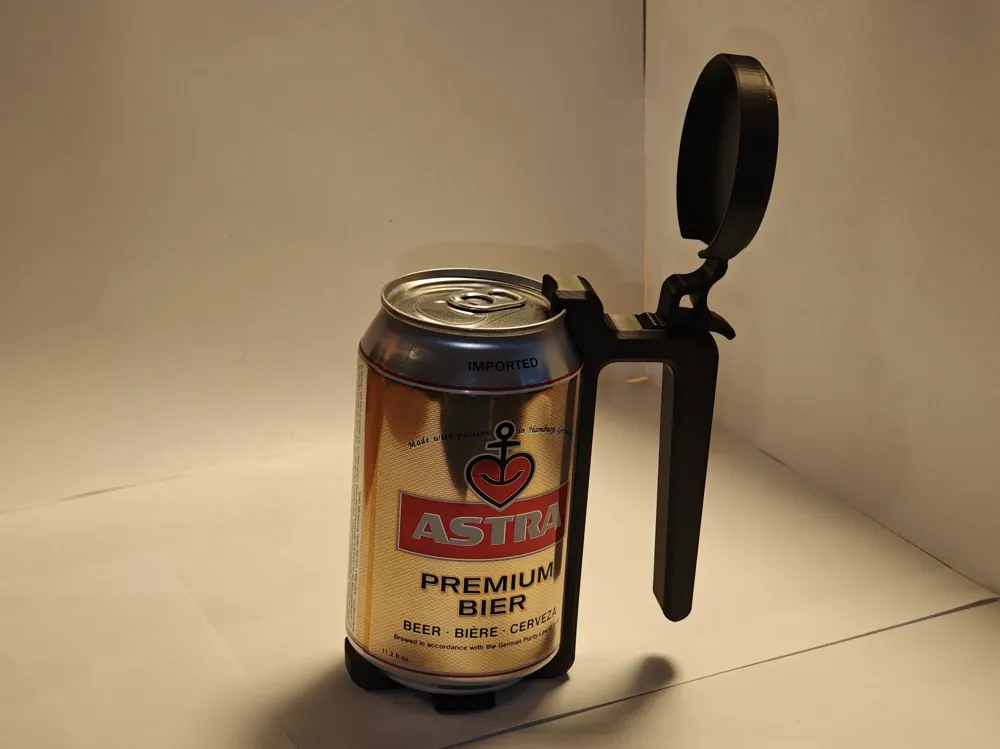 Snapon Can Handle With Lid .33l, 12oz, .5l - Free 3D Print Model ...
