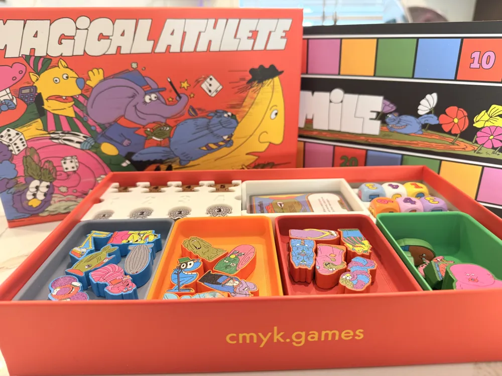 Magical Athlete Board Game Organizer - Color Coded - Free 3D Print ...