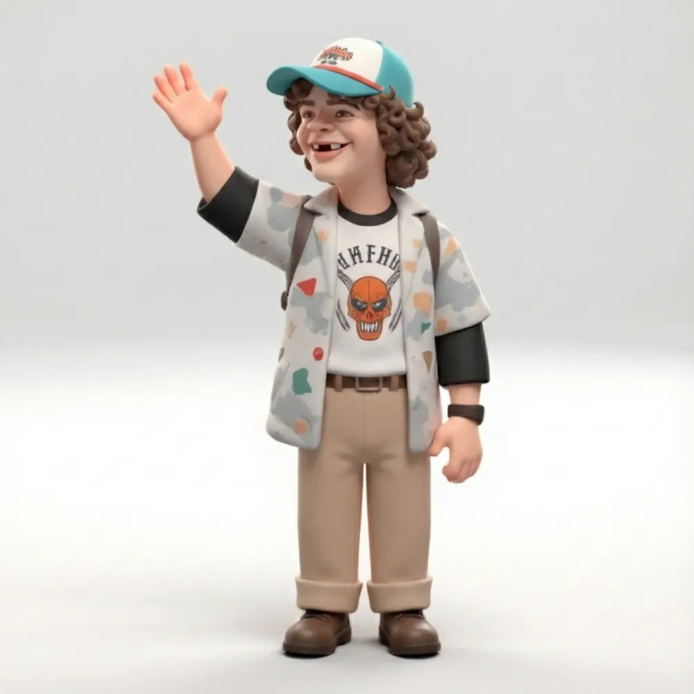 Dustin Henderson - Stranger Things - Free 3D Print Model - MakerWorld