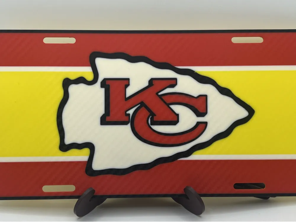 NFL Team License Plate - Kansas City Chiefs by Jandaa - MakerWorld