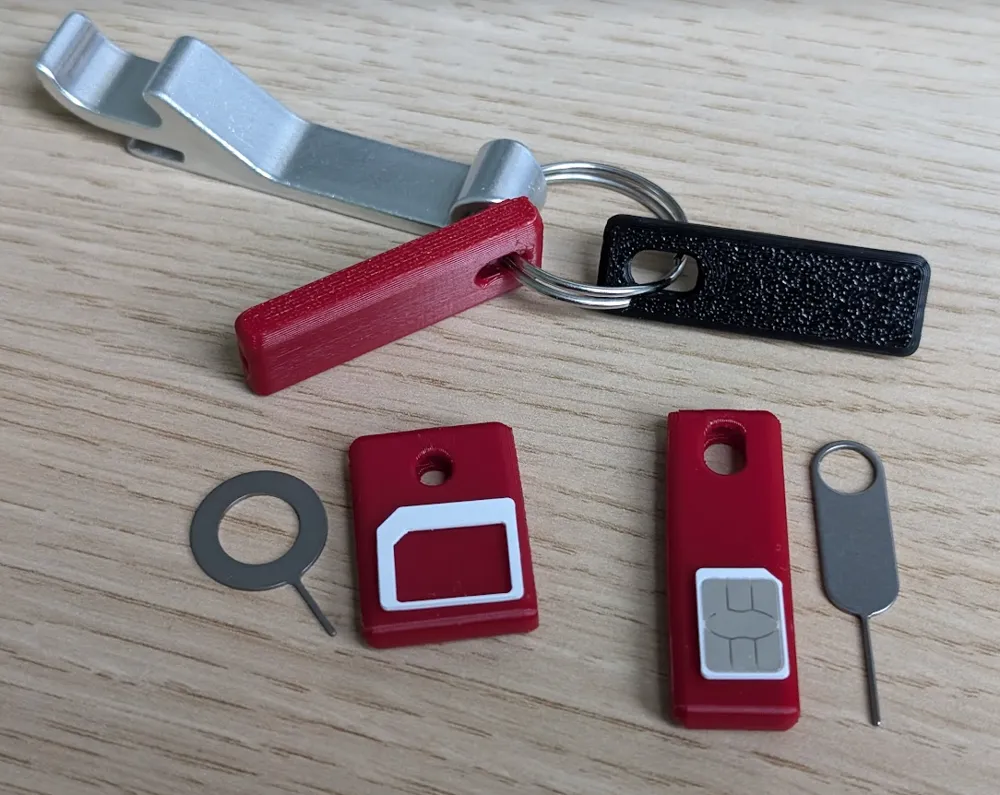 SIM card & removal tool capsule by N33 Designs - MakerWorld