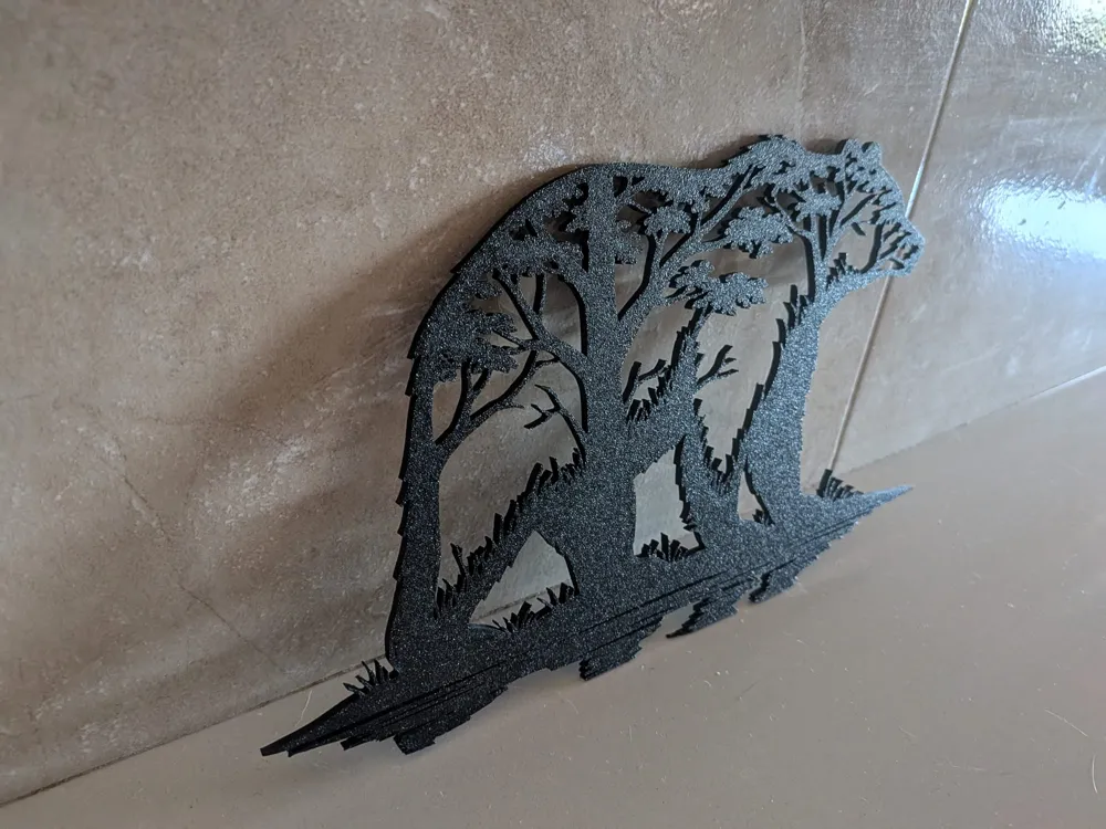 orso wall art - Free 3D Print Model - MakerWorld