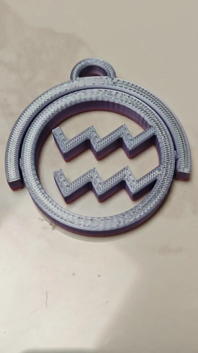 Aquarius Lucky Spinner by user_2966001694 - MakerWorld