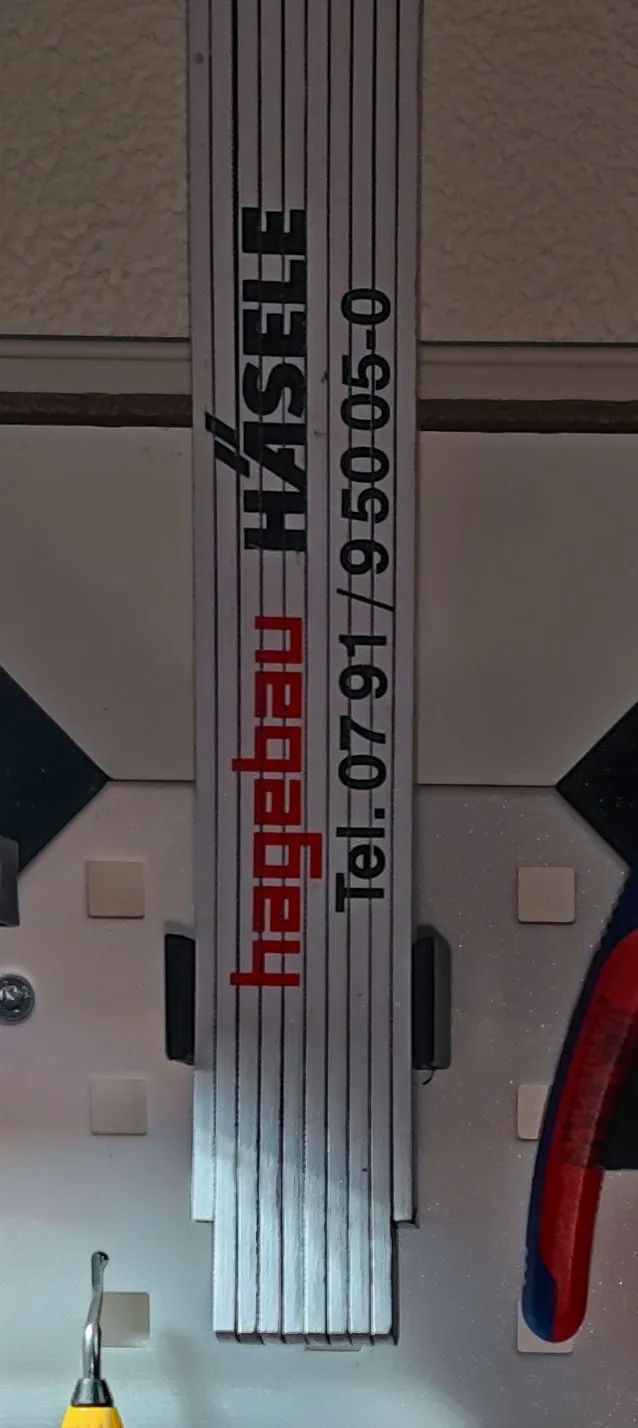 Wallflex Aufstecker Maßstab-Zollstock Halter by Onkelsam - MakerWorld