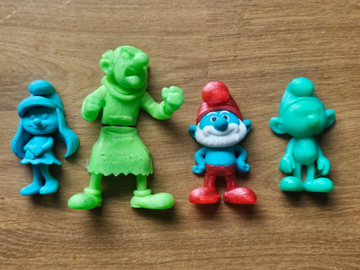 Papá Pitufo microhéroe articulado flexible por MadMonkey3D MakerWorld: Descarga Modelos 3D Gratuitos