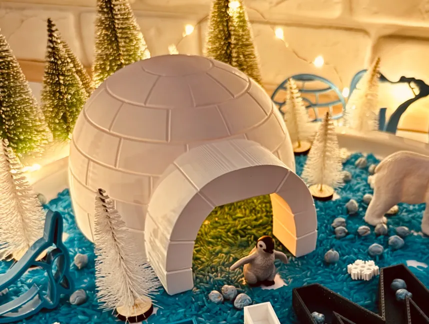 Igloo 2pcs roof opening 160mm by ThomasMakerWorld: Download Free 3D Models