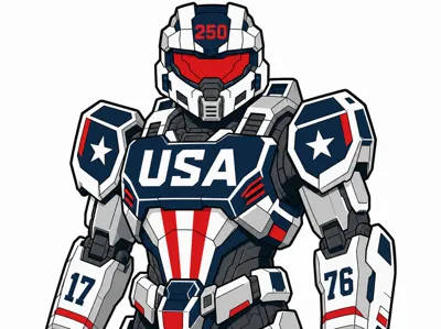 USA 250 Future Soldier - Free 3D Print Model - MakerWorld