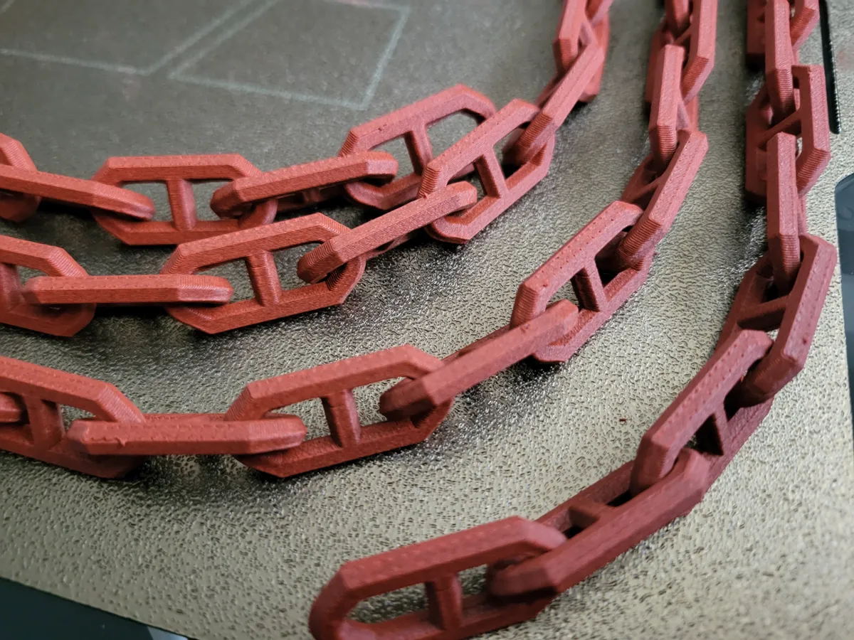 Long Chain Print In Place 92.5" - Free 3D Print Model - MakerWorld