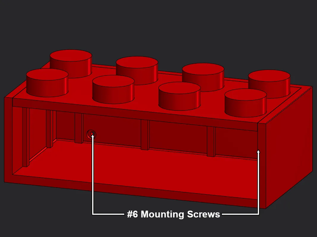 LEGOs Brick Display Shelf - Free 3D Print Model - MakerWorld