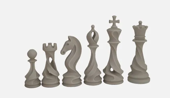 3D chess set - Free 3D Print Model - MakerWorld