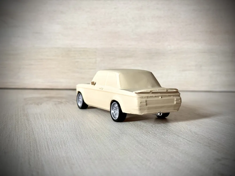 BMW 2002 Turbo Car Model - Free 3D Print Model - MakerWorld
