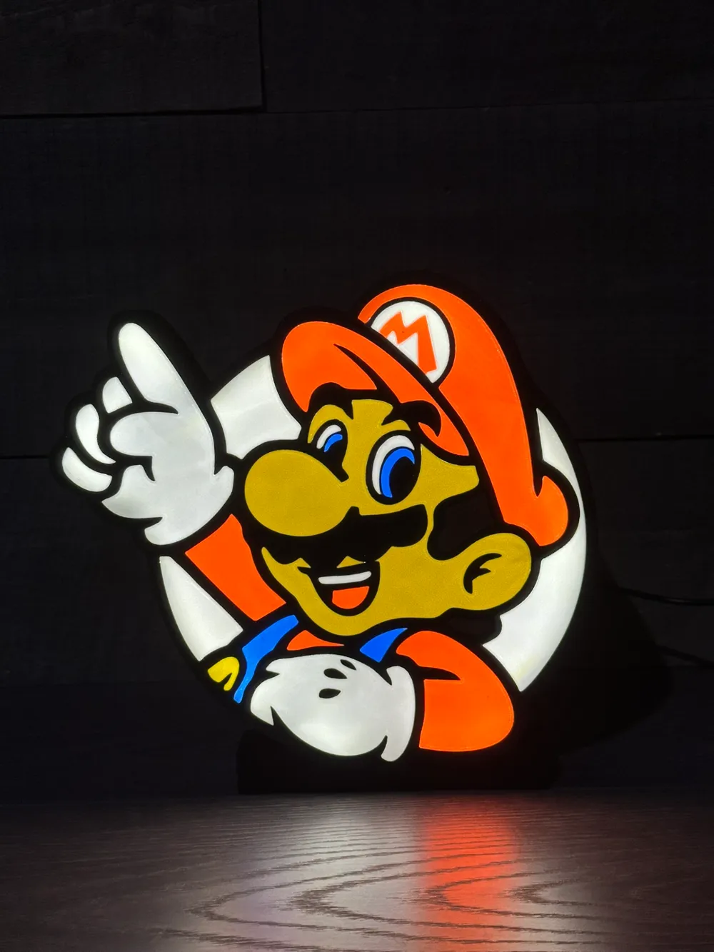 Mario Bros. lightbox with stand by LOXCreations MakerWorld: Download ...
