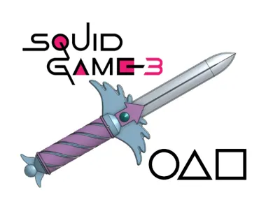 Squid game 3 knife by Wolder MakerWorld: Download Free 3D Models