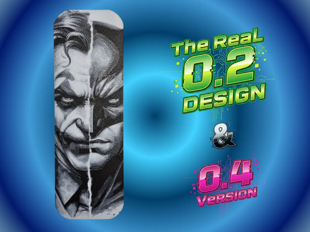 Batman 2 Faces Bookmark by Atrus Design MakerWorld: Download Free 3D Models