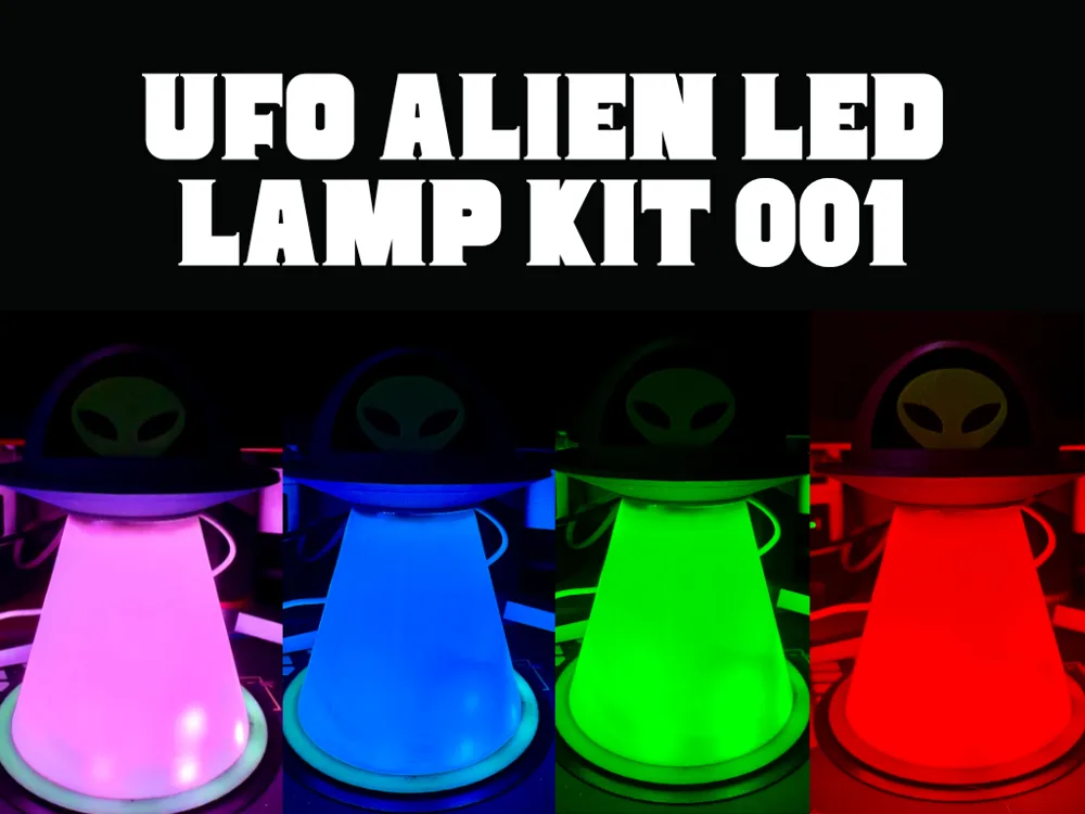 UFO Alien Lamp Kit by Wachtel's Whatnots - MakerWorld