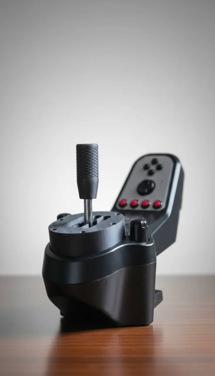 LOGITECH / THRUSTMASTER SHIFTER KNOB + ADAPTER - Free 3D Print Model ...