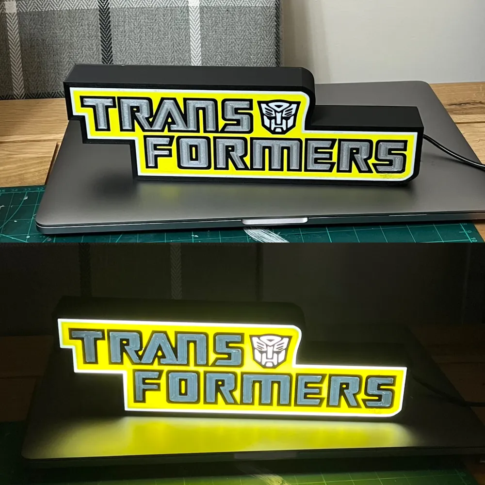 transformers led Lightbox lamp by danielhawker03 - MakerWorld