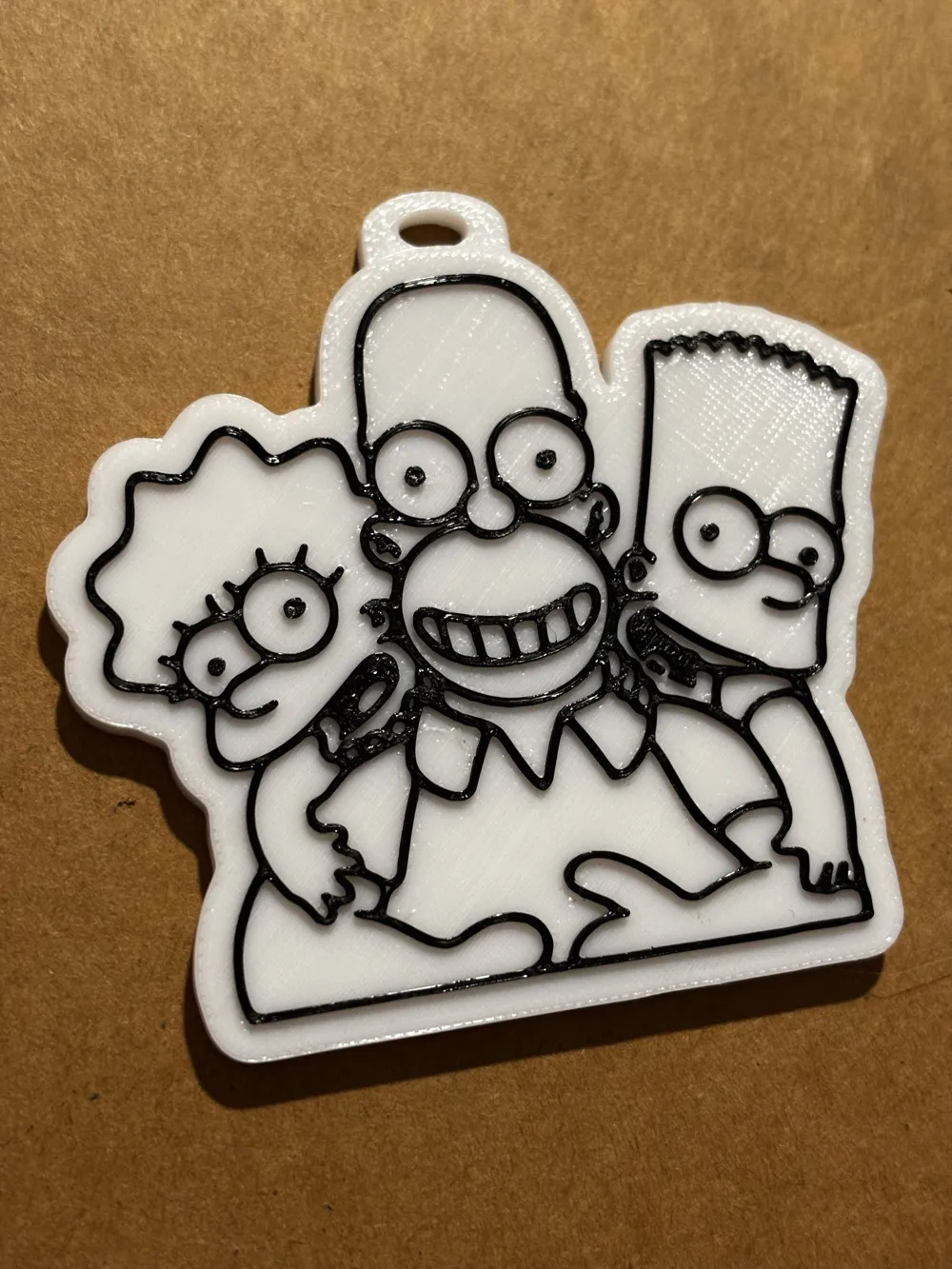 The Simpsons Keychain by TMA3D MakerWorld: Download Free 3D Models