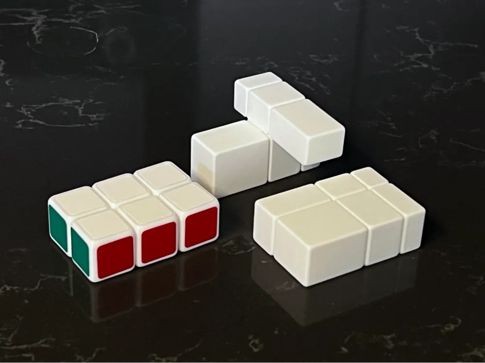 UPDATE 1x2x3 Puzzle Cube Print-in-Place - Free 3D Print Model - MakerWorld