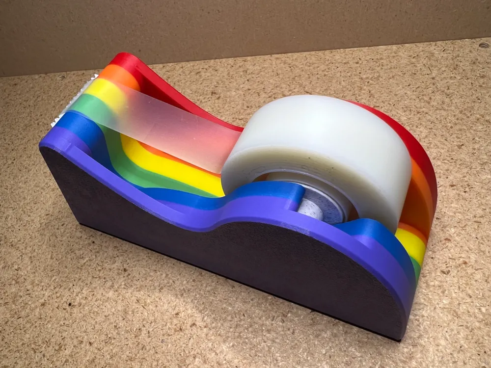 Desktop Scotch Tape Dispenser - Free 3D Print Model - MakerWorld