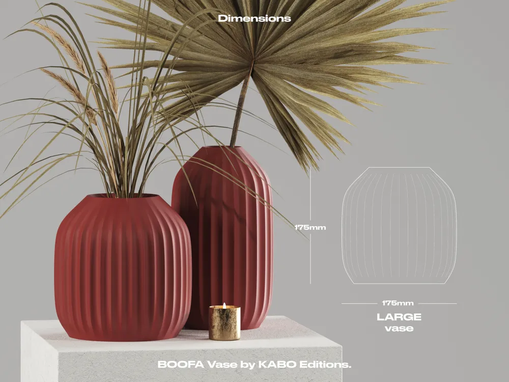 BOOFA - Large Vase by KaboEditions - MakerWorld