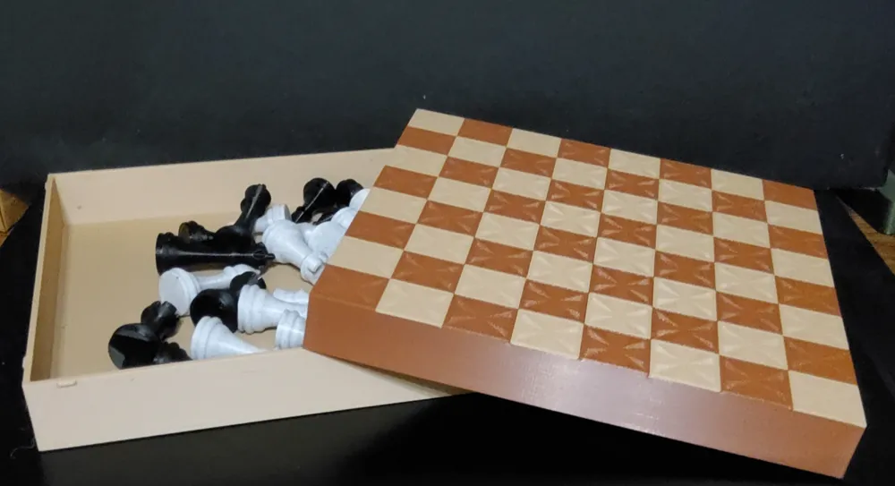 Travel chess box and set by Mimi home decoration - MakerWorld