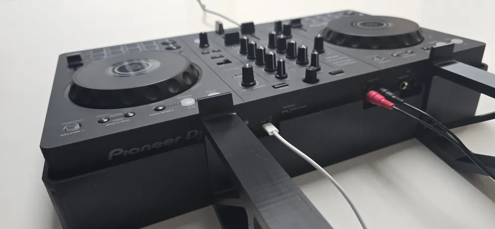 Pioneer DDJ FLX 4 inclinator with laptop stand by miwi MakerWorld ...