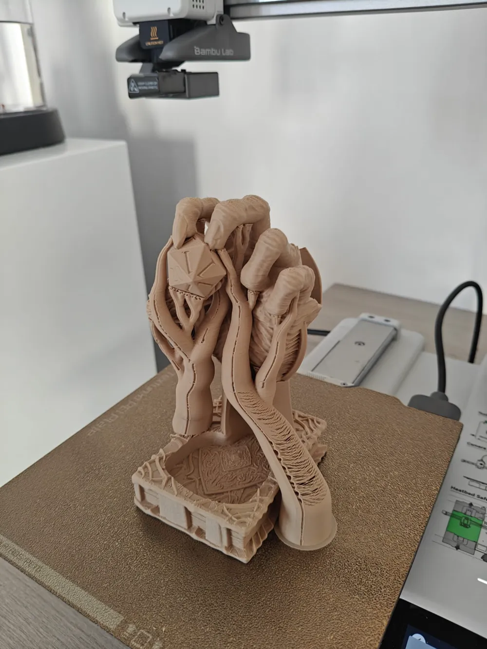 Hand and Eye of Vecna - DnD Dice Roller & Holder - Free 3D Print Model ...