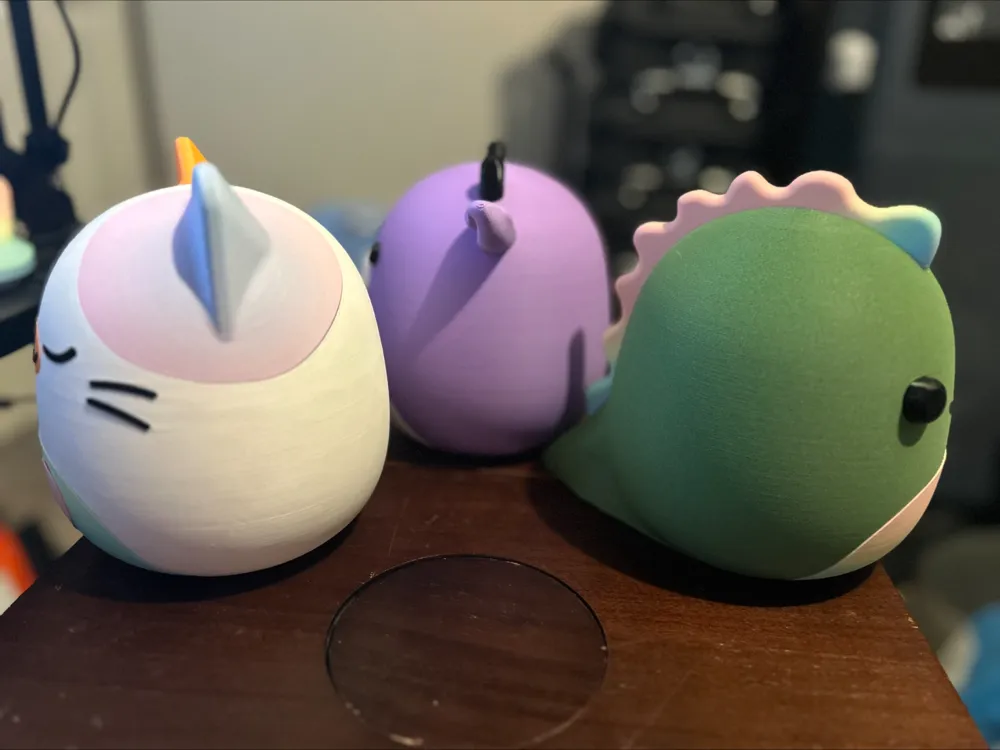 Dino Squishmallow by Orboe MakerWorld: Download Free 3D Models