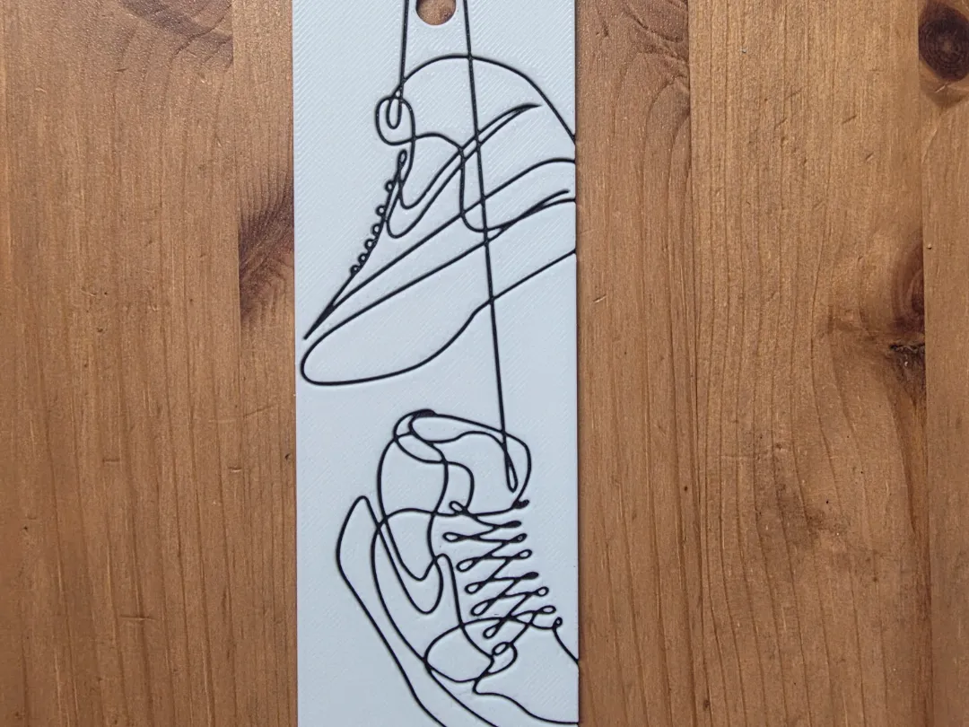 Nike Shoe Bookmark - Free 3D Print Model - MakerWorld