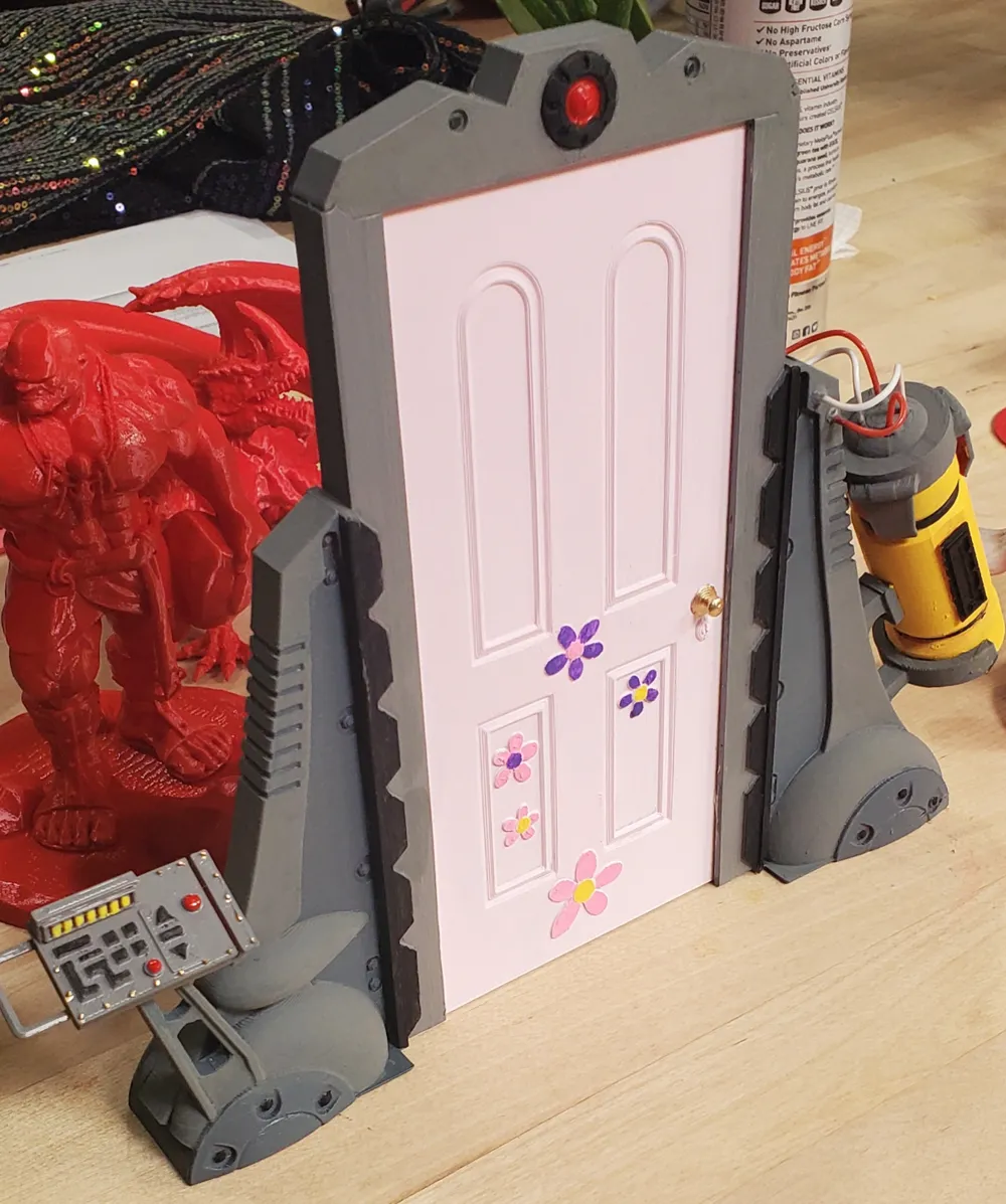 Monsters Inc: Boo's Door, Assembly & Canister - Colorised and laid out ...