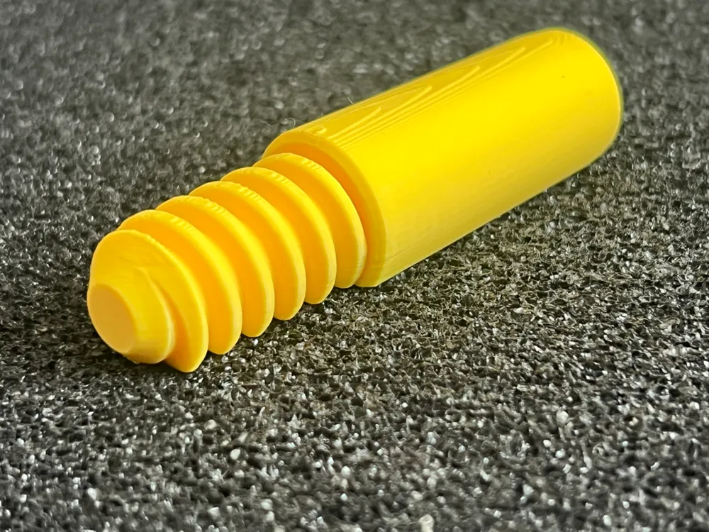 Broom fix screw Tube End Threads Repair Male Male - Free 3D Print Model ...