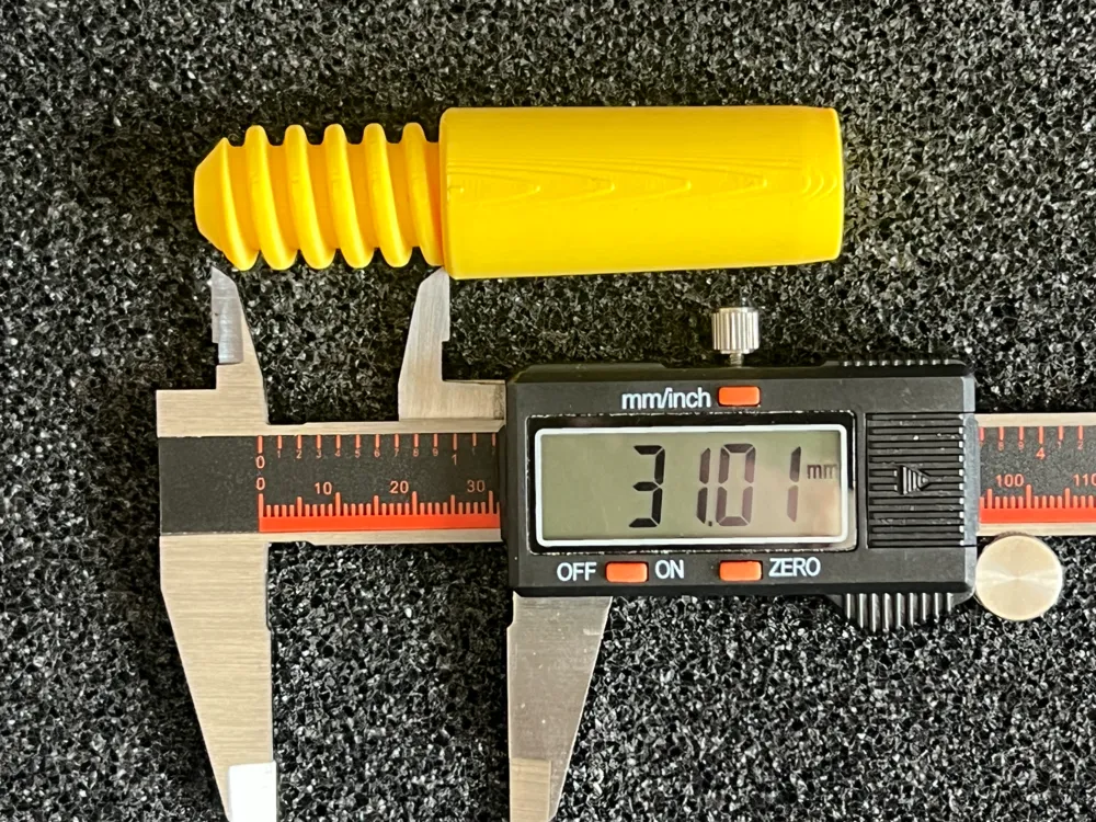 Broom fix screw Tube End Threads Repair Male Male - Free 3D Print Model ...