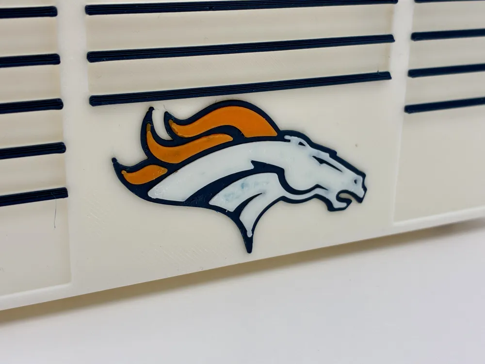 Denver Broncos NFL football toolbox desk pen - Free 3D Print Model ...