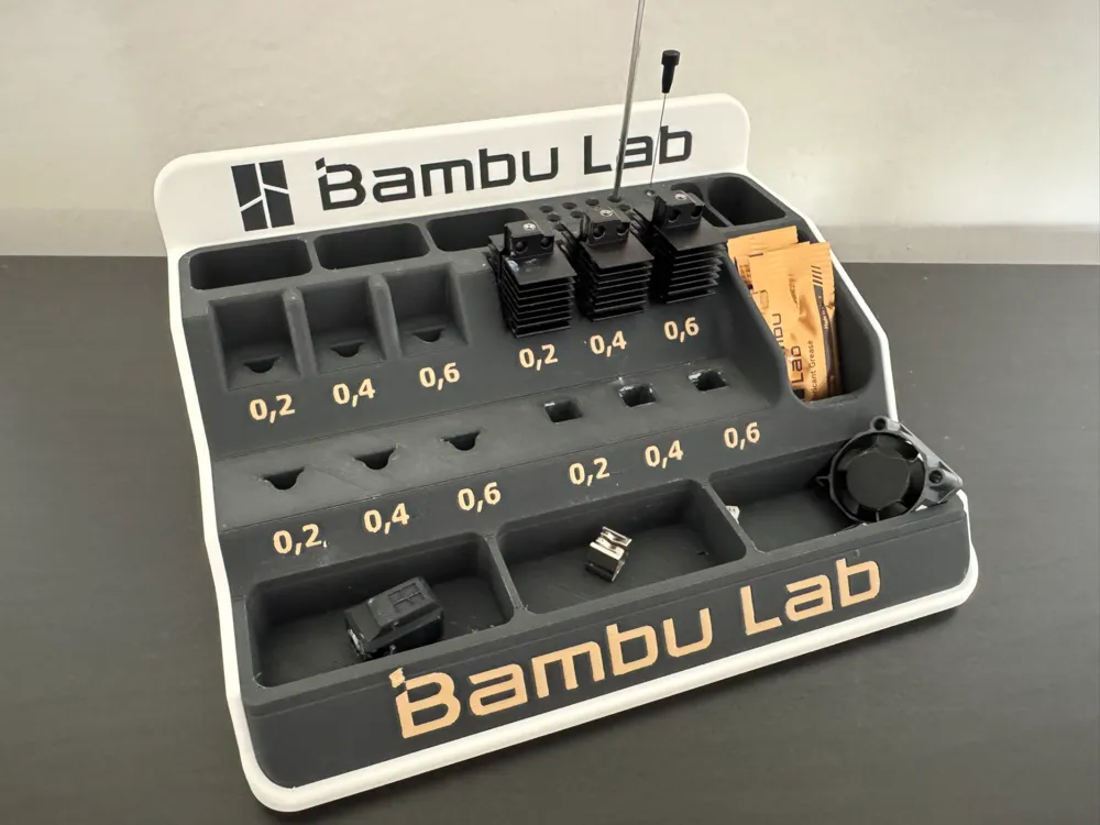 Bambulab Spare parts holder by burm MakerWorld: Download Free 3D Models